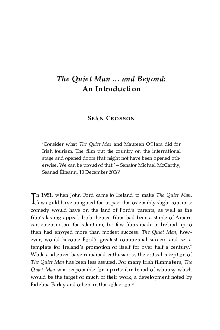 (PDF) (Co-editor with Rod Stoneman) The Quiet Man ... and Beyond ...