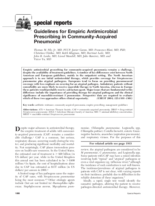 (PDF) Guidelines for Empiric Antimicrobial Prescribing in Community ...