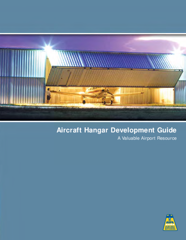 (PDF) Aircraft Hangar Development Guide