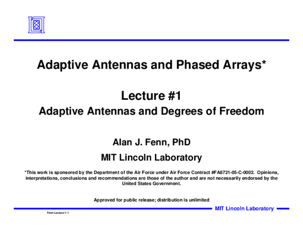 (PDF) Adaptive antenna