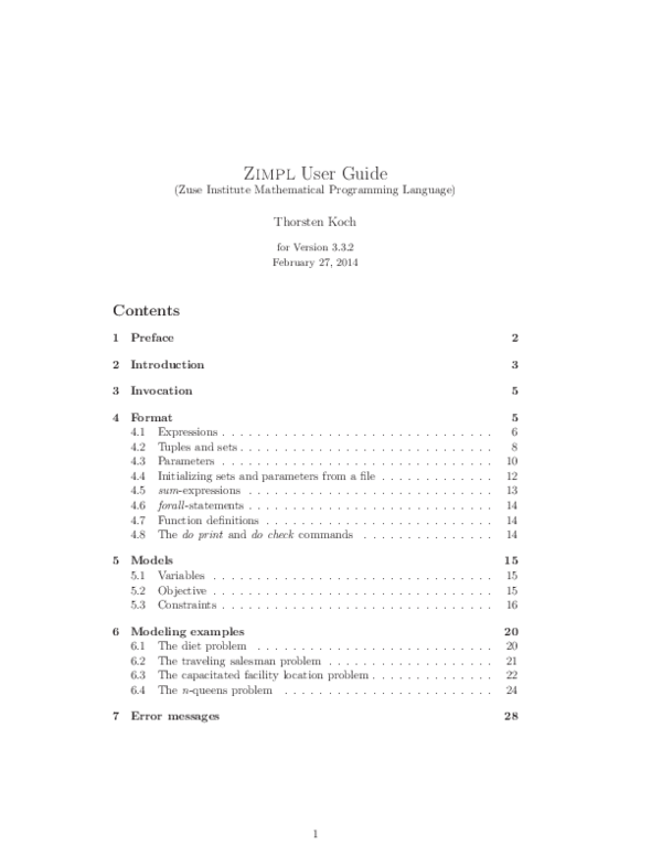 (PDF) Manual del Zimpl