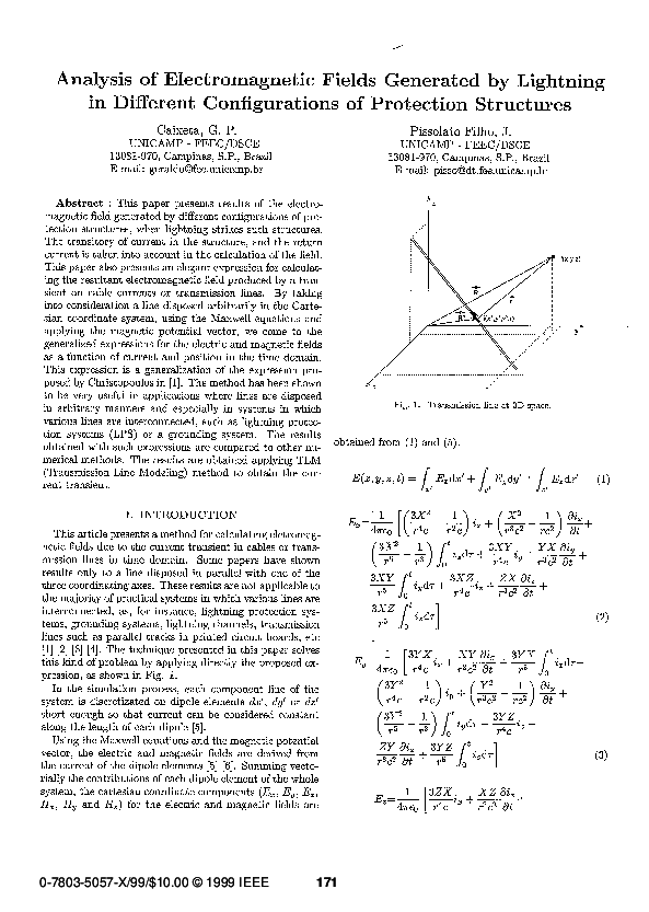 Pdf Electromagnetic Transients In A Line Transformer Cascade By A Numerical Laplace Transform