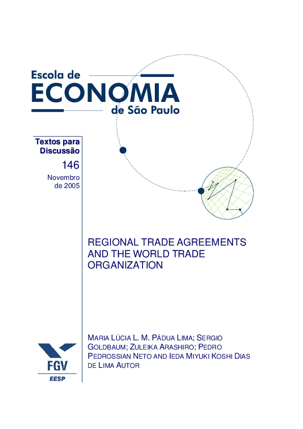 (PDF) Regional Trade Agreements and the World Trade Organization