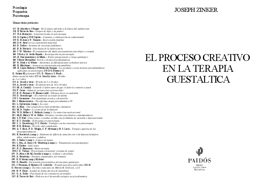 Pdf Acercamiento A La Gestalt