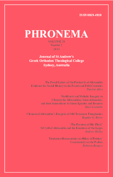 (PDF) Bogdan Gabriel Bucur, Angelomorphic Pneumatology: Clement of ...