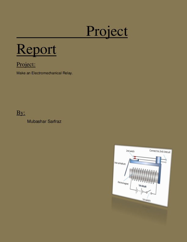 DOC Report On Relays Mubashar Chaudhary Academia edu doc-report-on-relays-mubashar-chaudhary-academia-edu