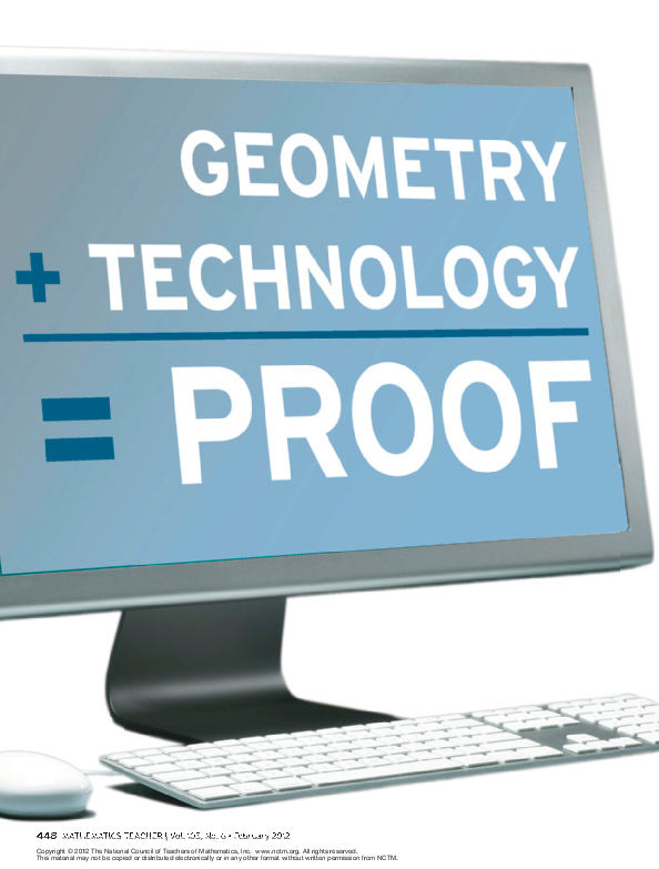 (PDF) Geometry + Technology = Proof