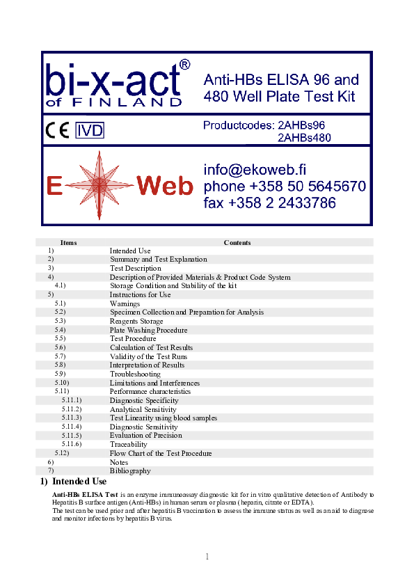 (PDF) Summary and Test Explanation 3) Test Description 4) Description ...