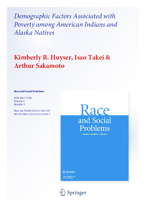 (PDF) Demographic Factors Associated with Poverty among American ...