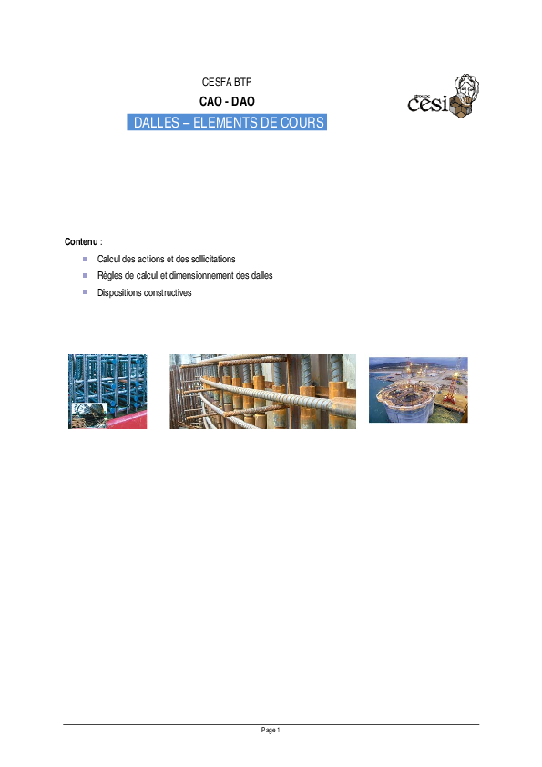 (PDF) Sujet6-cours dalles