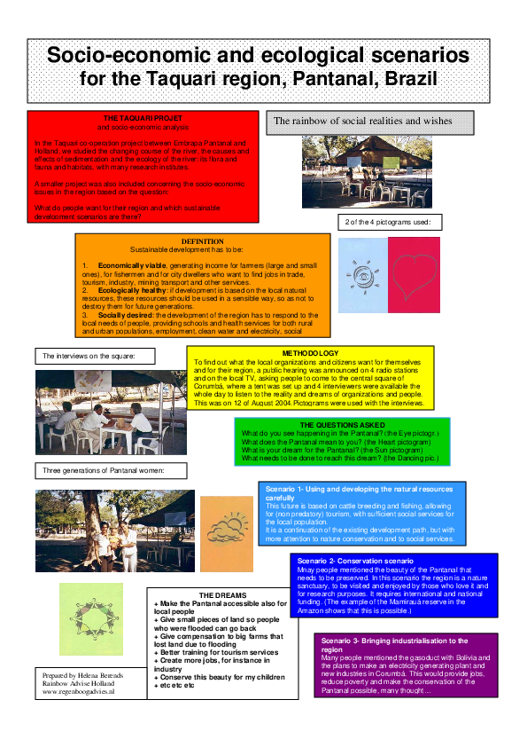 (PDF) Poster on socio-economic project in the Brazilian Pantanal