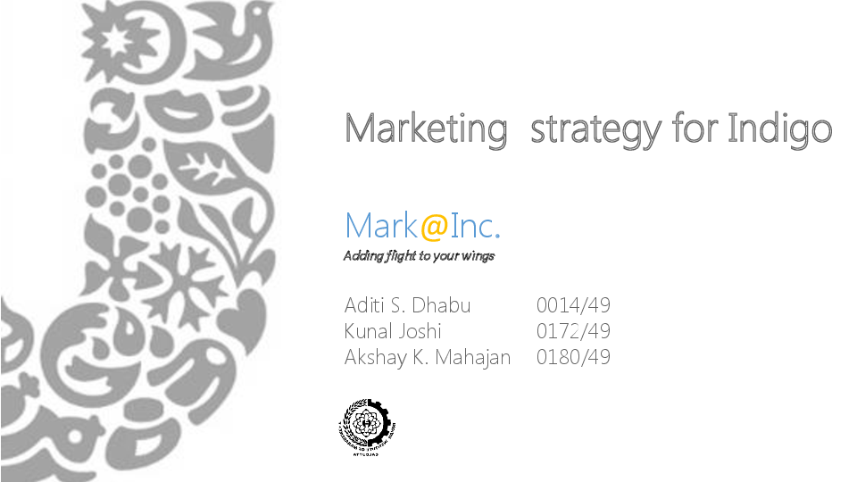 (PDF) Marketing strategy for Indigo