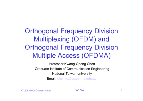 (PDF) KC Orthogonal Frequency Division Multiplexing (OFDM) and Orthogonal Frequency Division ...