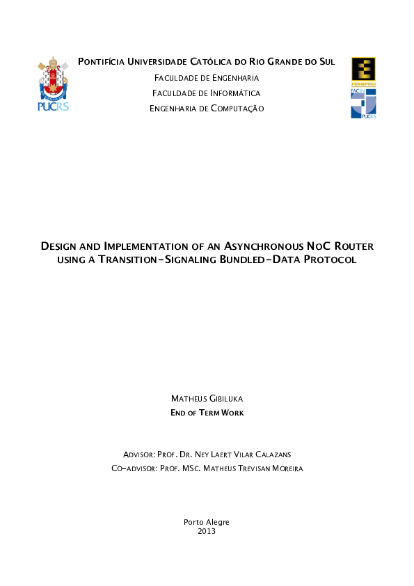 Pdf Design And Implementation Of An Asynchronous Noc Router Using A Transition Signaling
