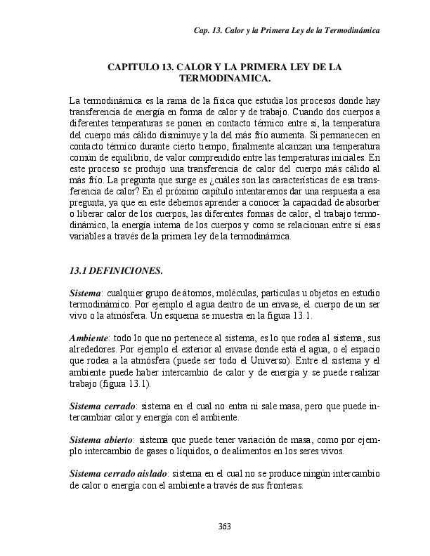(PDF) CALOR Y LA PRIMERA LEY DE LA TERMODINAMICA