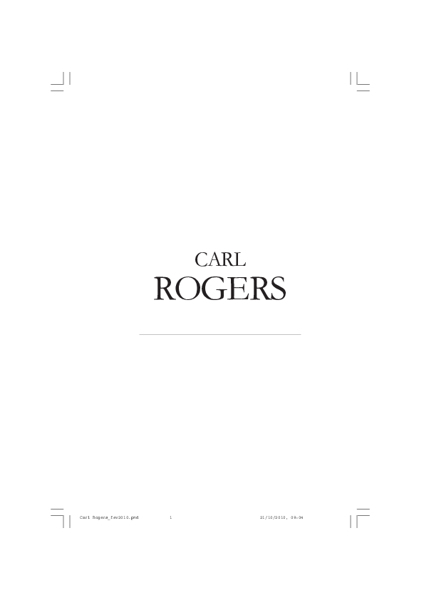 (PDF) Carl Rogers