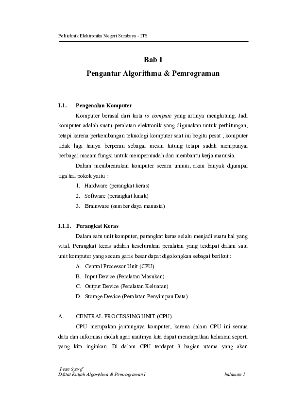 (PDF) Algoritma n' pemrograman