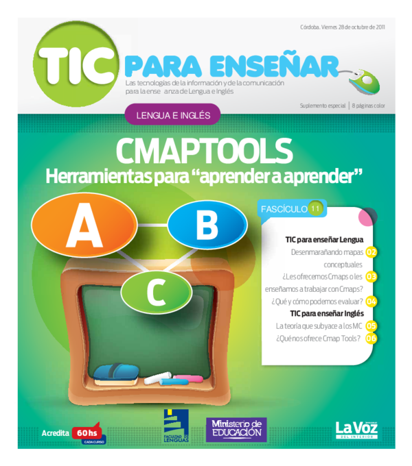 (PDF) CMAPTOOLS Herramientas para “aprender a aprender” (2011)