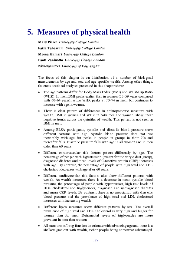 (PDF) 5. Measures of physical health