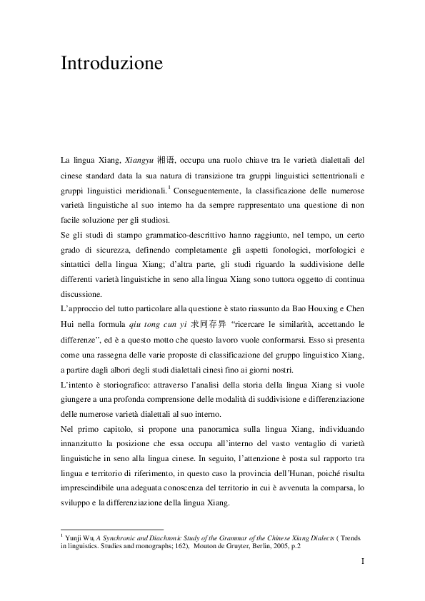 (PDF) The Classification of Xiang Language