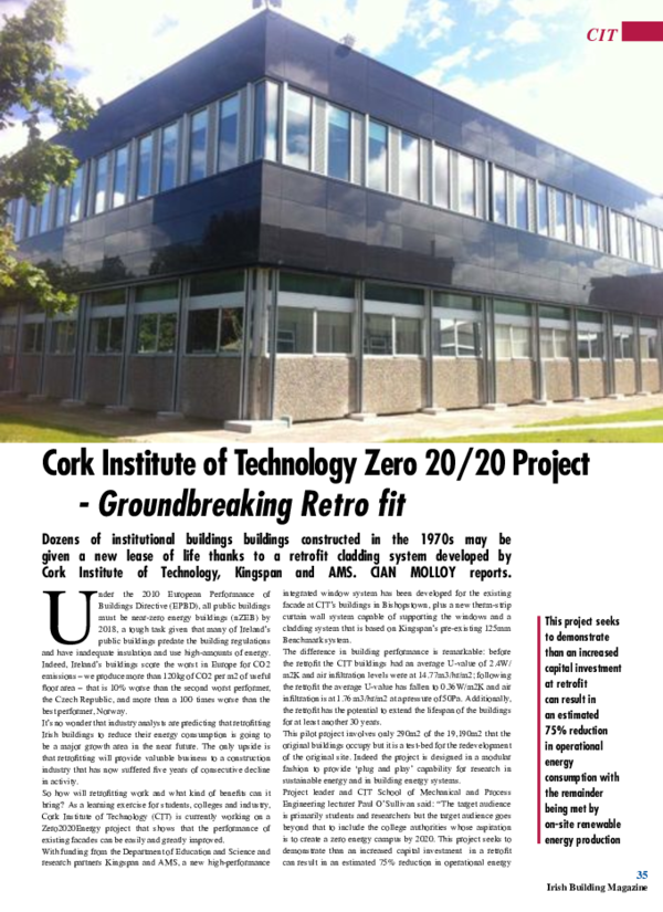 (PDF) Cork Institute of Technology Zero 20/20 Project - Groundbreaking ...