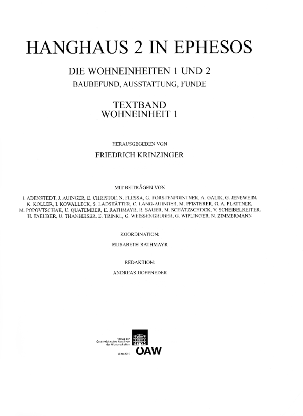 (PDF) Eine frühkaiserzeitliche Grubenverfüllung aus dem Hanghaus 2 in ...