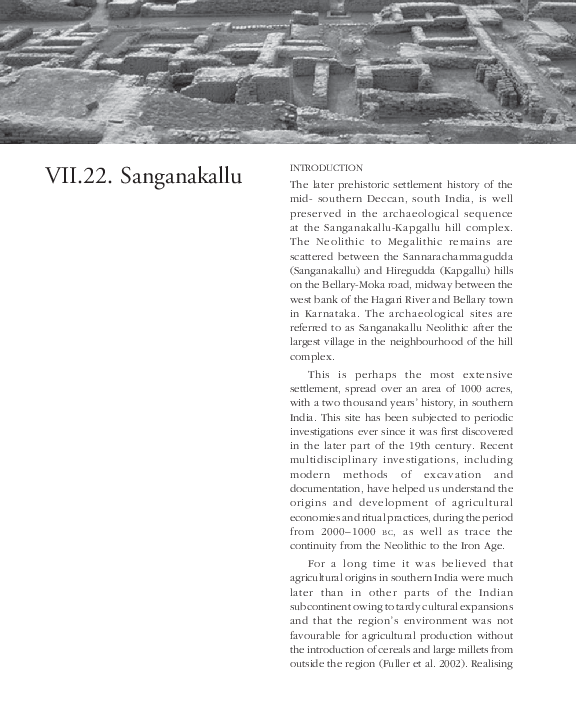 (PDF) Sanganakallu