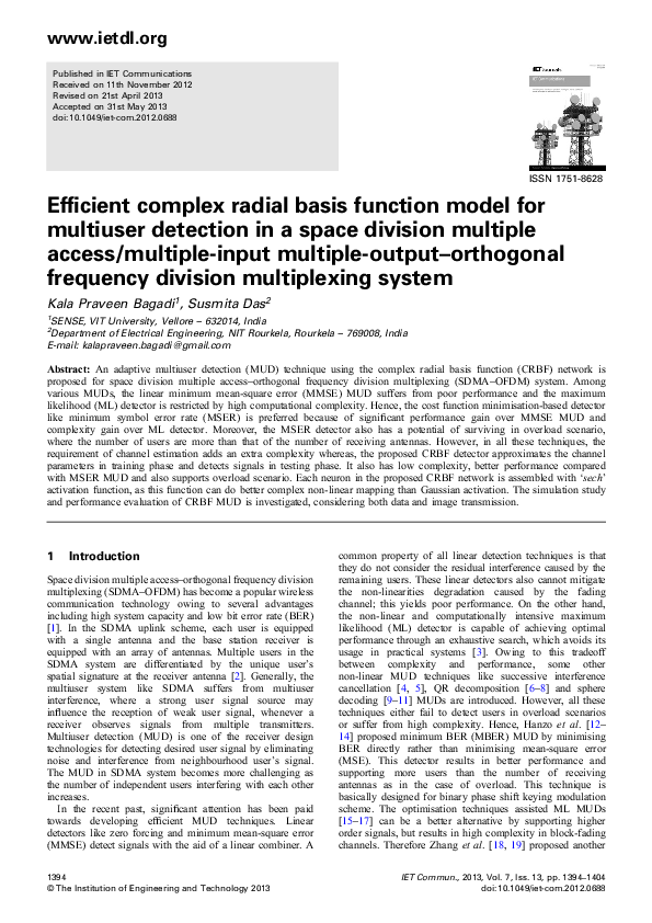(PDF) IET Communications