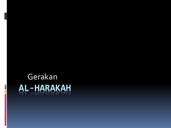 (PPT) Al-Harakah