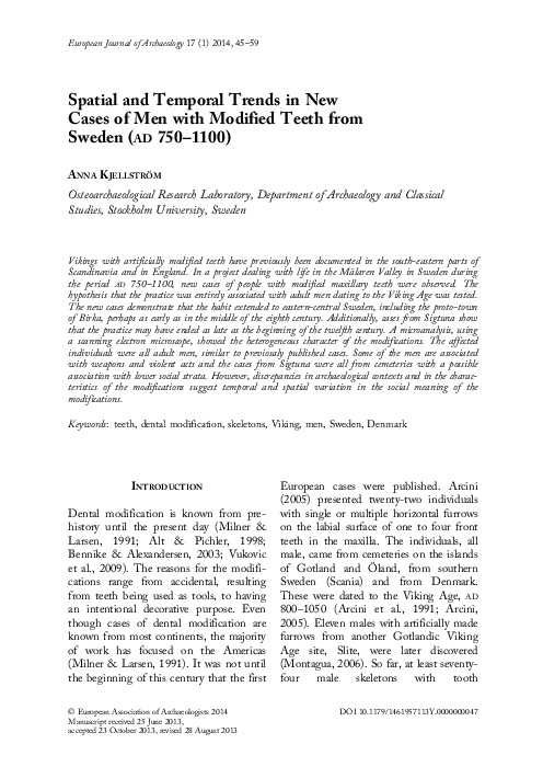 (PDF) Spatial and Temporal Trends in New Cases of Men with Modified ...