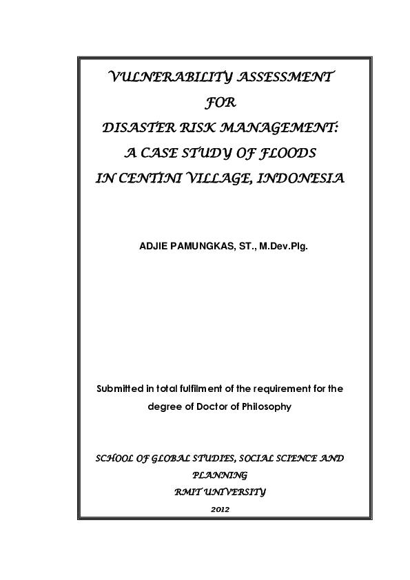 (PDF) Flood research