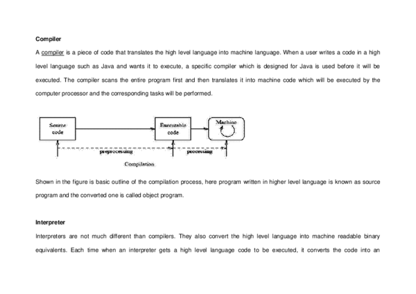 (DOC) Compiler