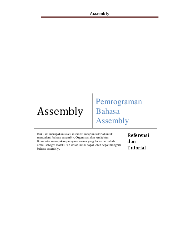 (PDF) Assembly Assembly