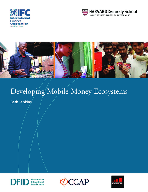 (PDF) Developing Mobile Money Ecosystems