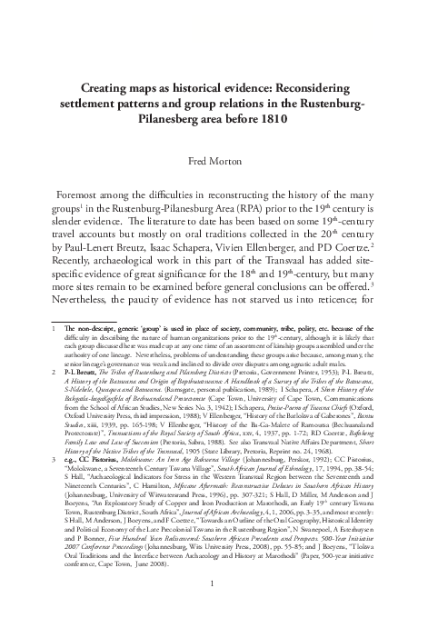 Creating Maps as Historical Evidence