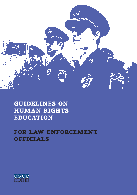(PDF) Guidelines for Human Rights Eduction of Law Enforcement Officials