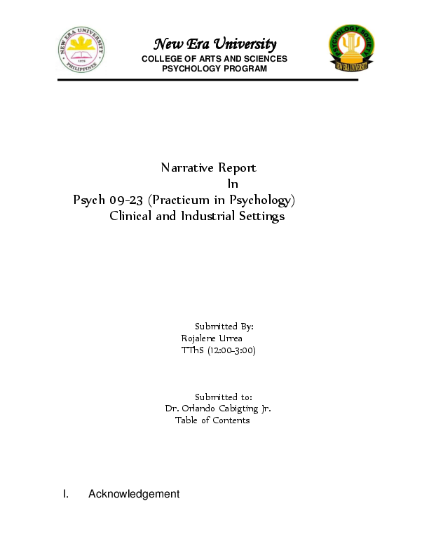 (DOC) narrative report ko