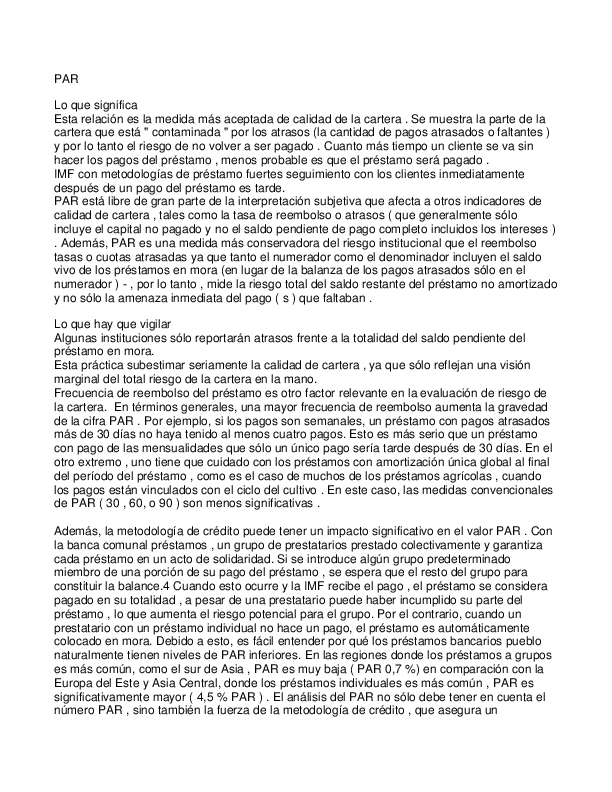 (DOC) PAR Lo que significa