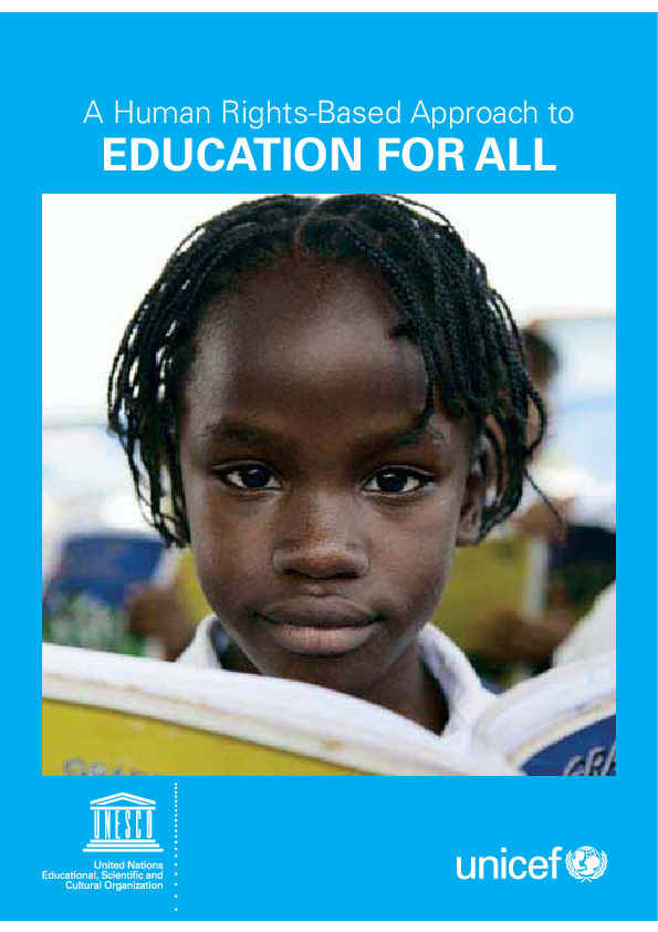 (PDF) A Human Rights-based Approach to Education for All