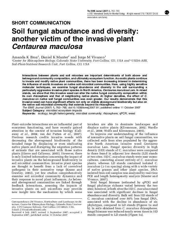 (PDF) SHORT COMMUNICATION