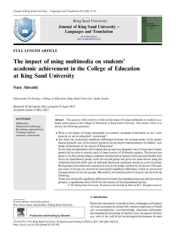 (PDF) FULL LENGTH ARTICLE