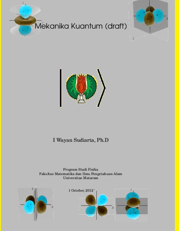 (PDF) Mekanika Kuantum (draft