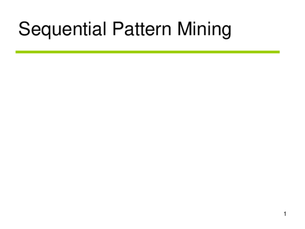 (PPT) Mining Sequential Patterns