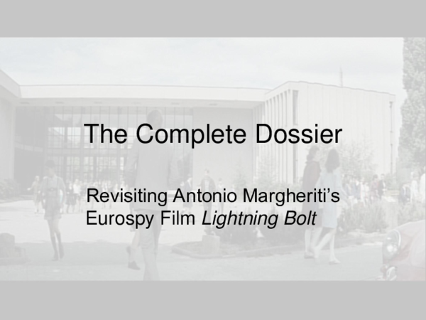 (PPT) The Complete Dossier: Revisiting Antonio Margheriti's Eurospy ...