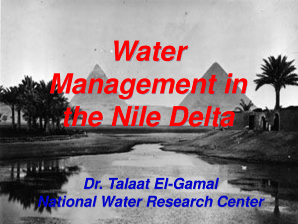 (PPT) Water Management in Nile Delta
