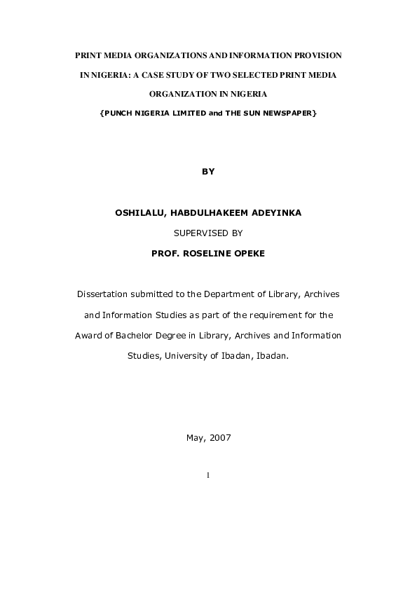 (PDF) Undergraduate Project Work