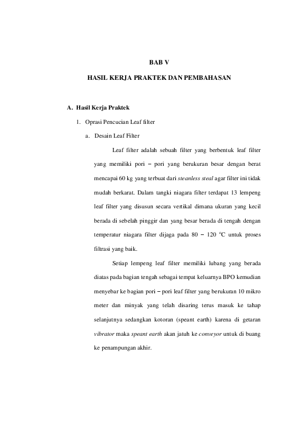 (DOC) pengaruh konsentrasi caustic soda pada pencucian leaf filter pada ...