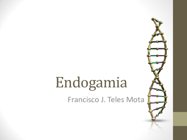 (PDF) Endogamia