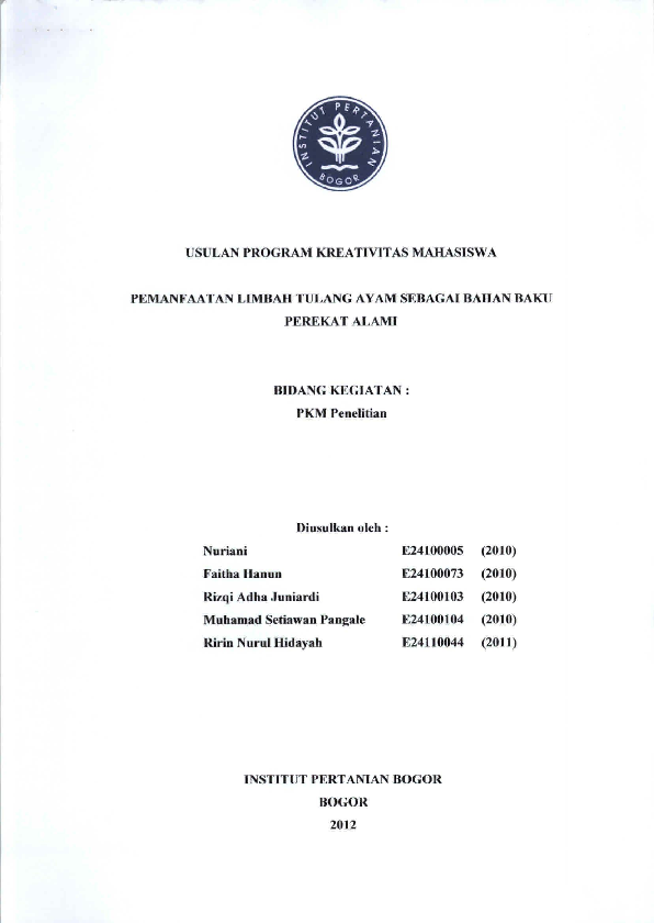 (PDF) PKM-P pemanfaatan limbah