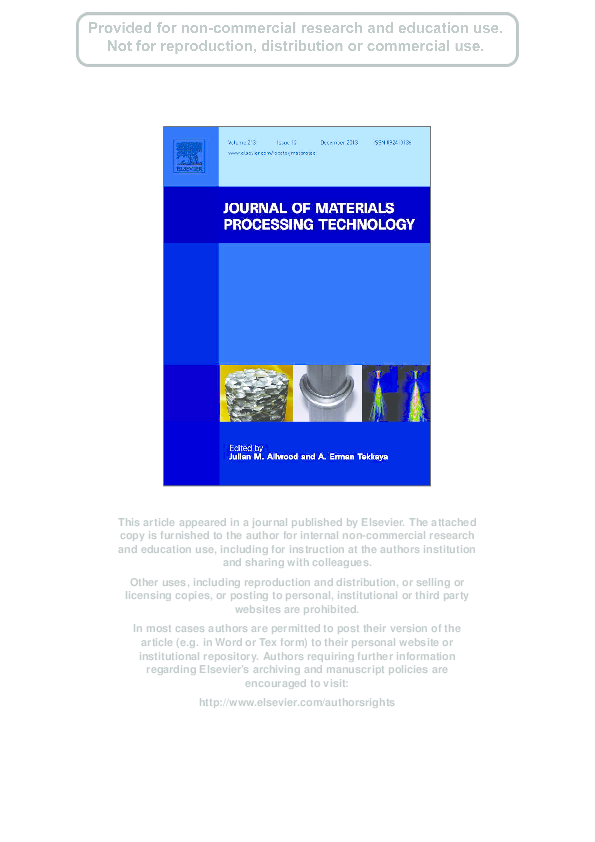 (PDF) Progressive cutting tool wear detection from machined surface images using Voronoi ...